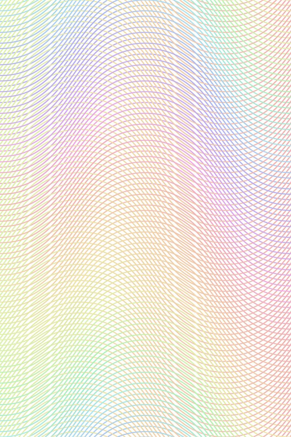 Watermark banknote pattern. Banknotes check guilloche lines