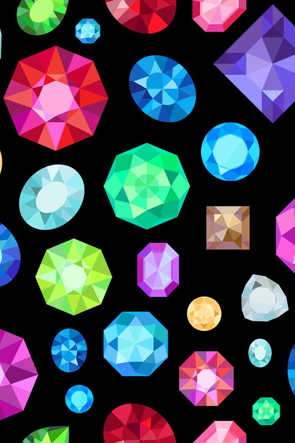 Gem seamless pattern (830069)