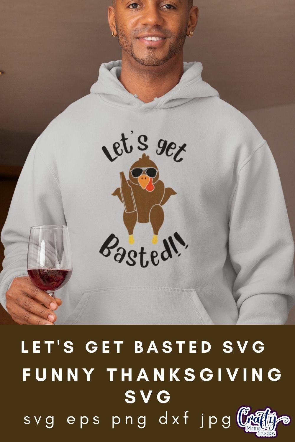 Let's Get Basted | Funny Thanksgiving Svg Design