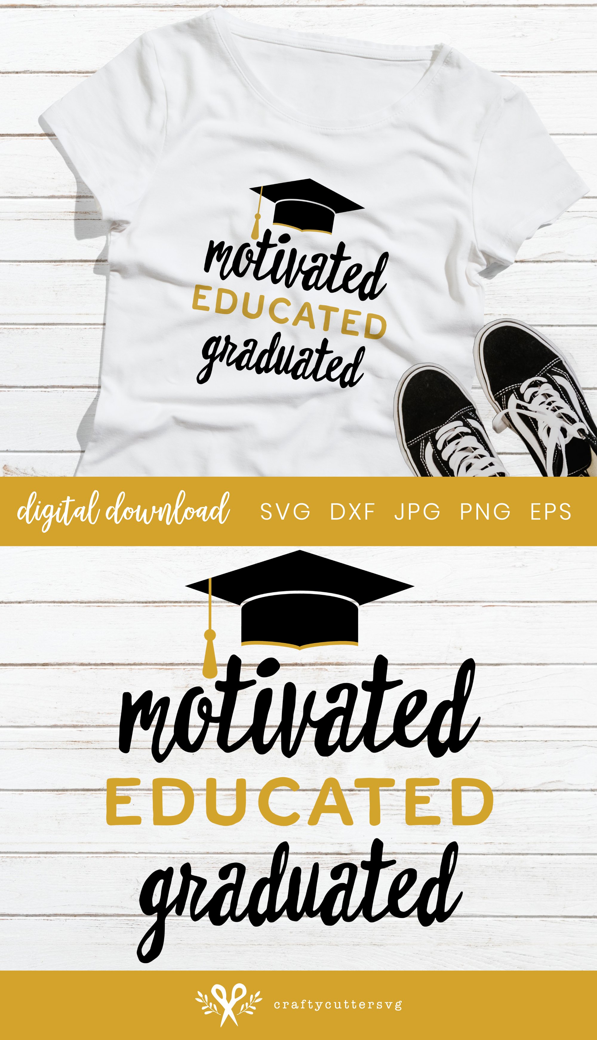 Graduated Svg Cut File| Graduation Cricut File