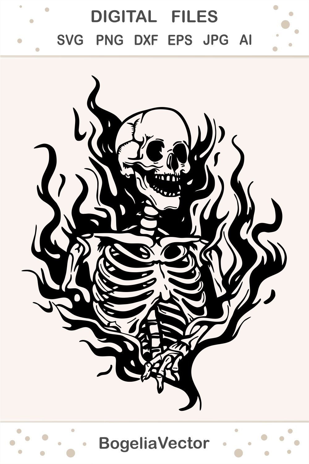 Skeleton Svg cut file, Halloween Svg