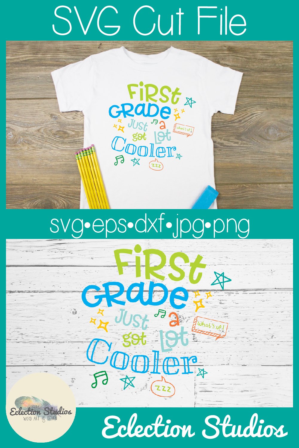 Back to School SVG, First Grade First Day SVG (304953)