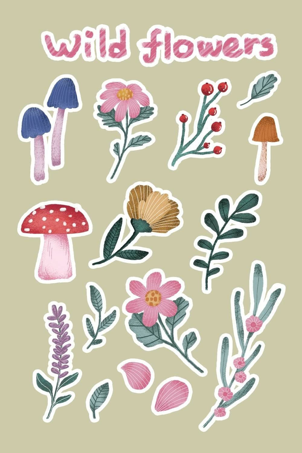 Wild Flower Sticker Pack