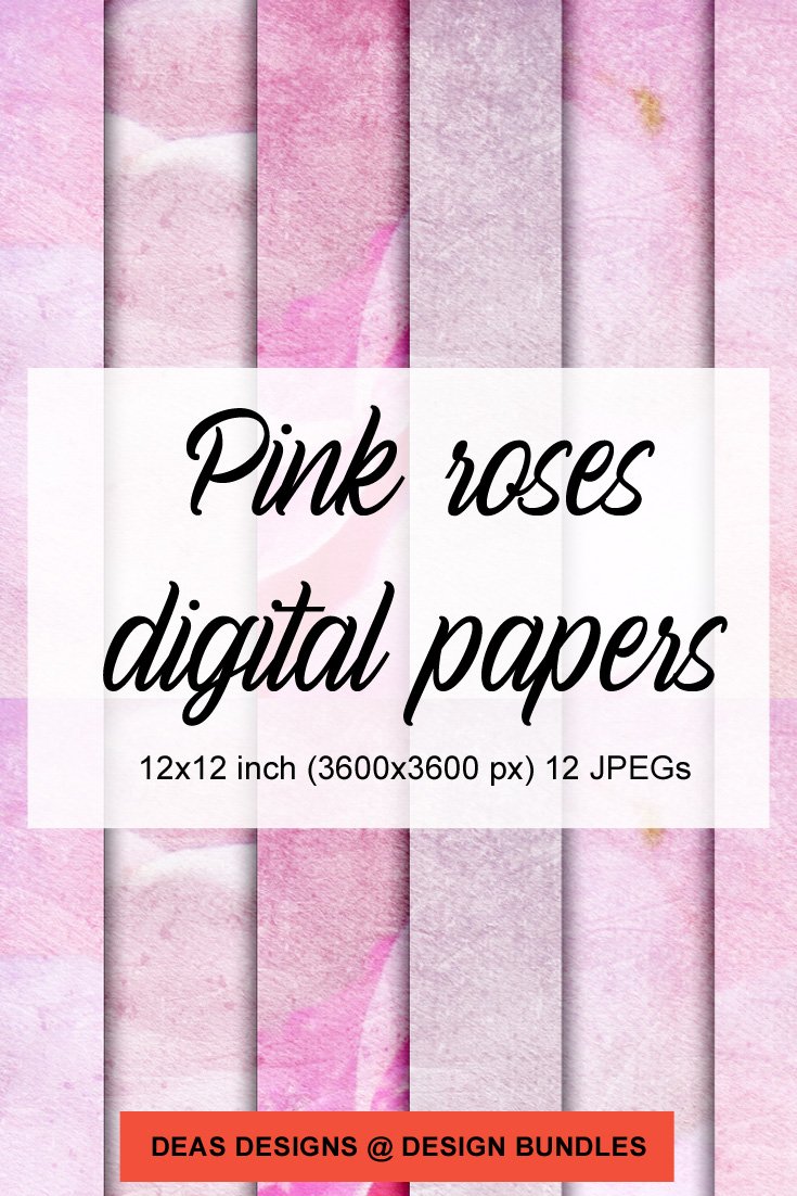 Pink roses papers