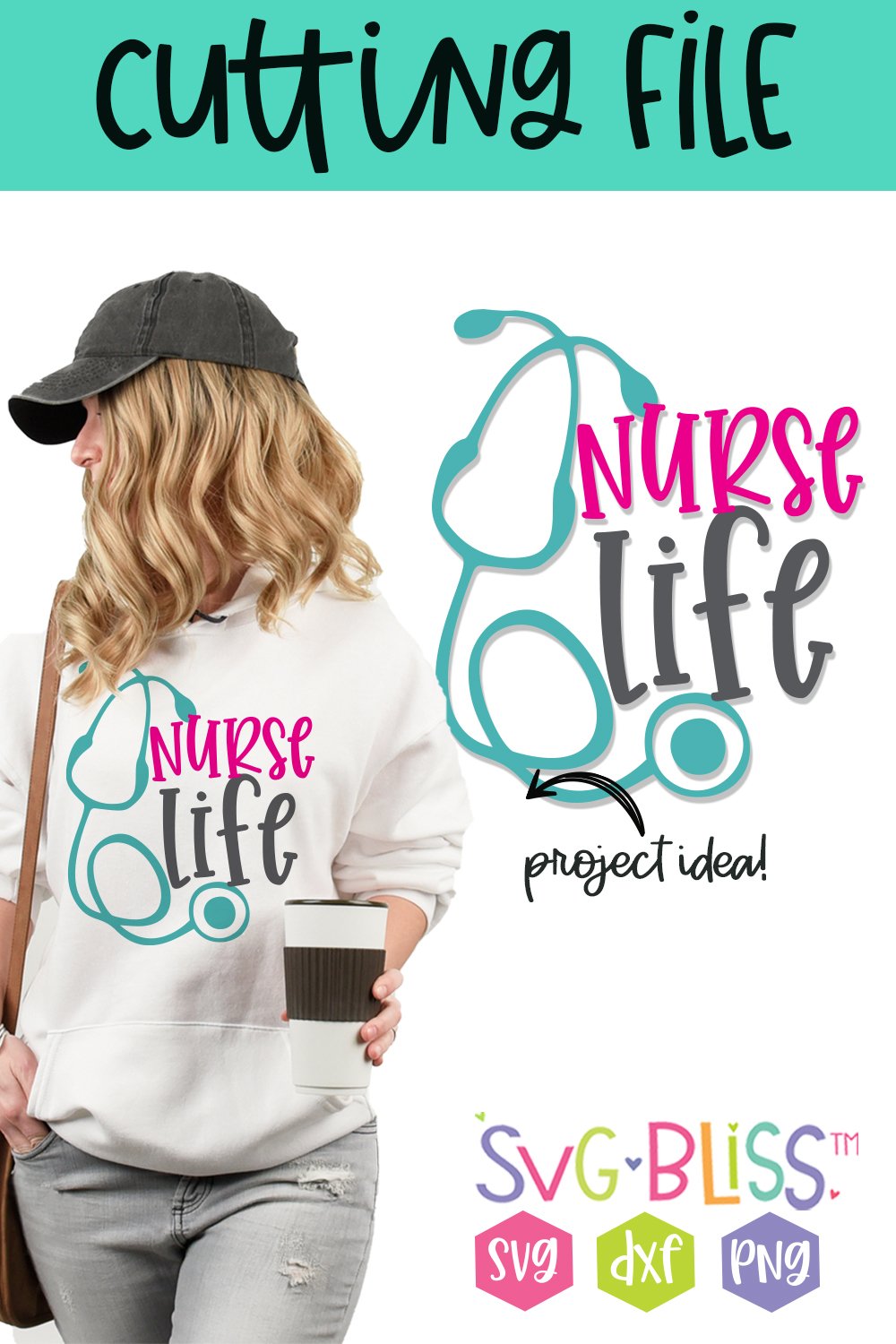 Nurse Life SVG Cut File for Cutting Machines