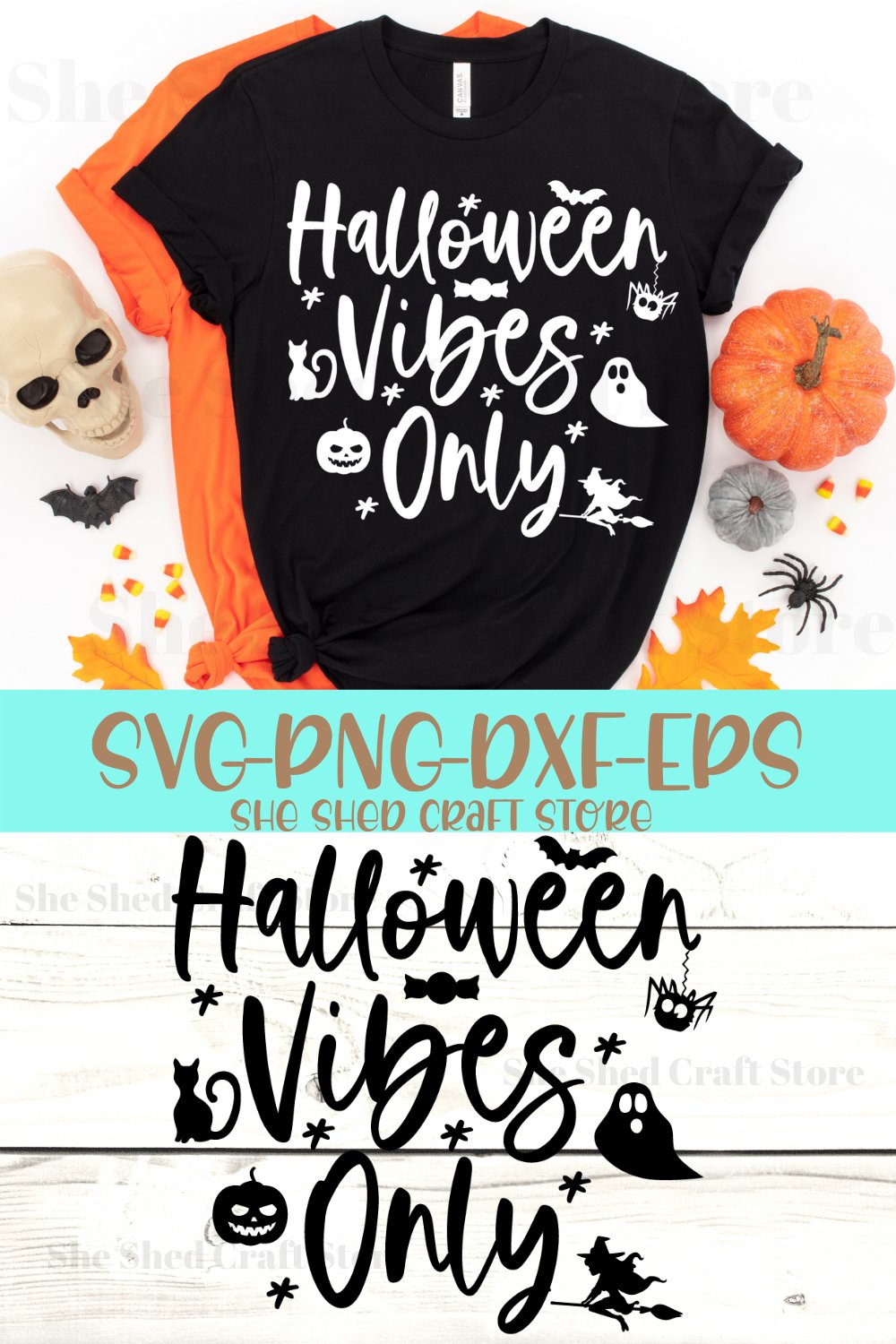 Halloween Vibes Only SVG - Halloween Quote