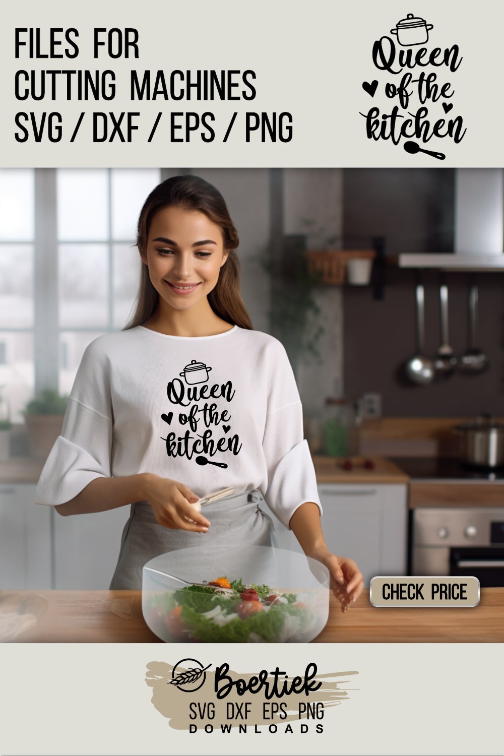 Queen of the kitchen, SVG file