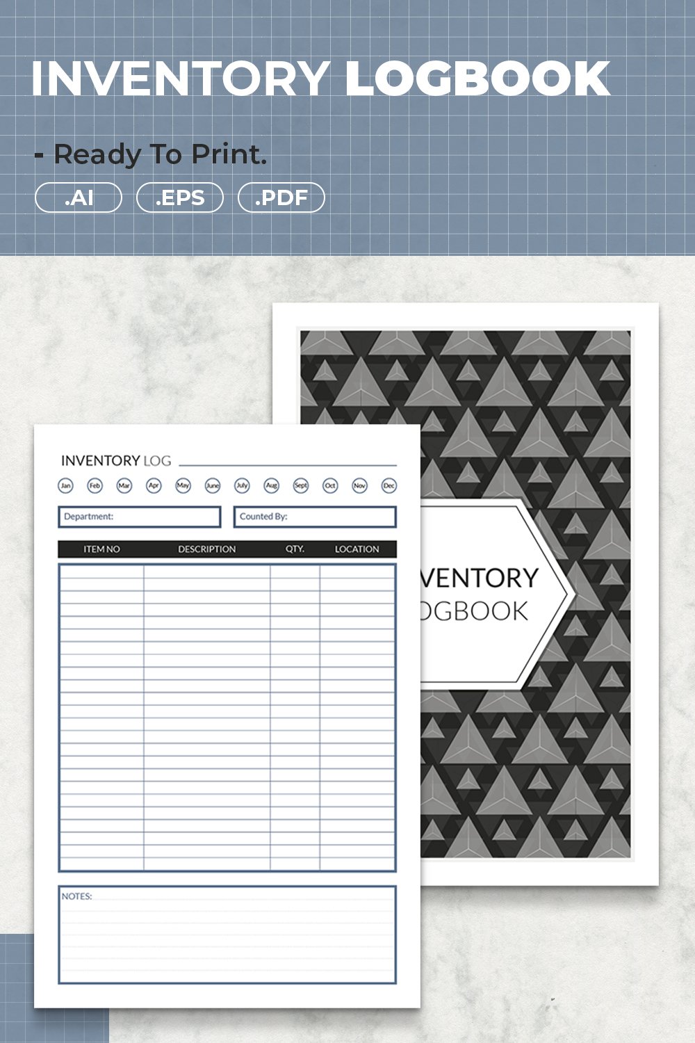 Inventory Logbook | Printable Template