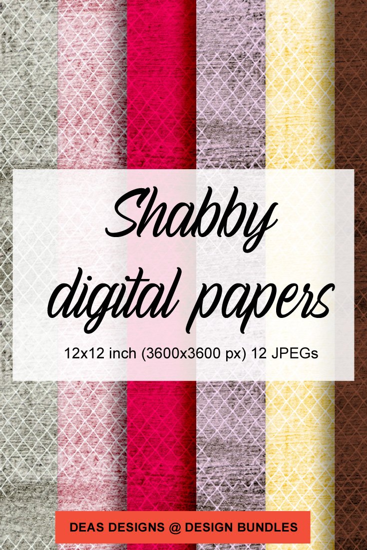 Shabby digital papers