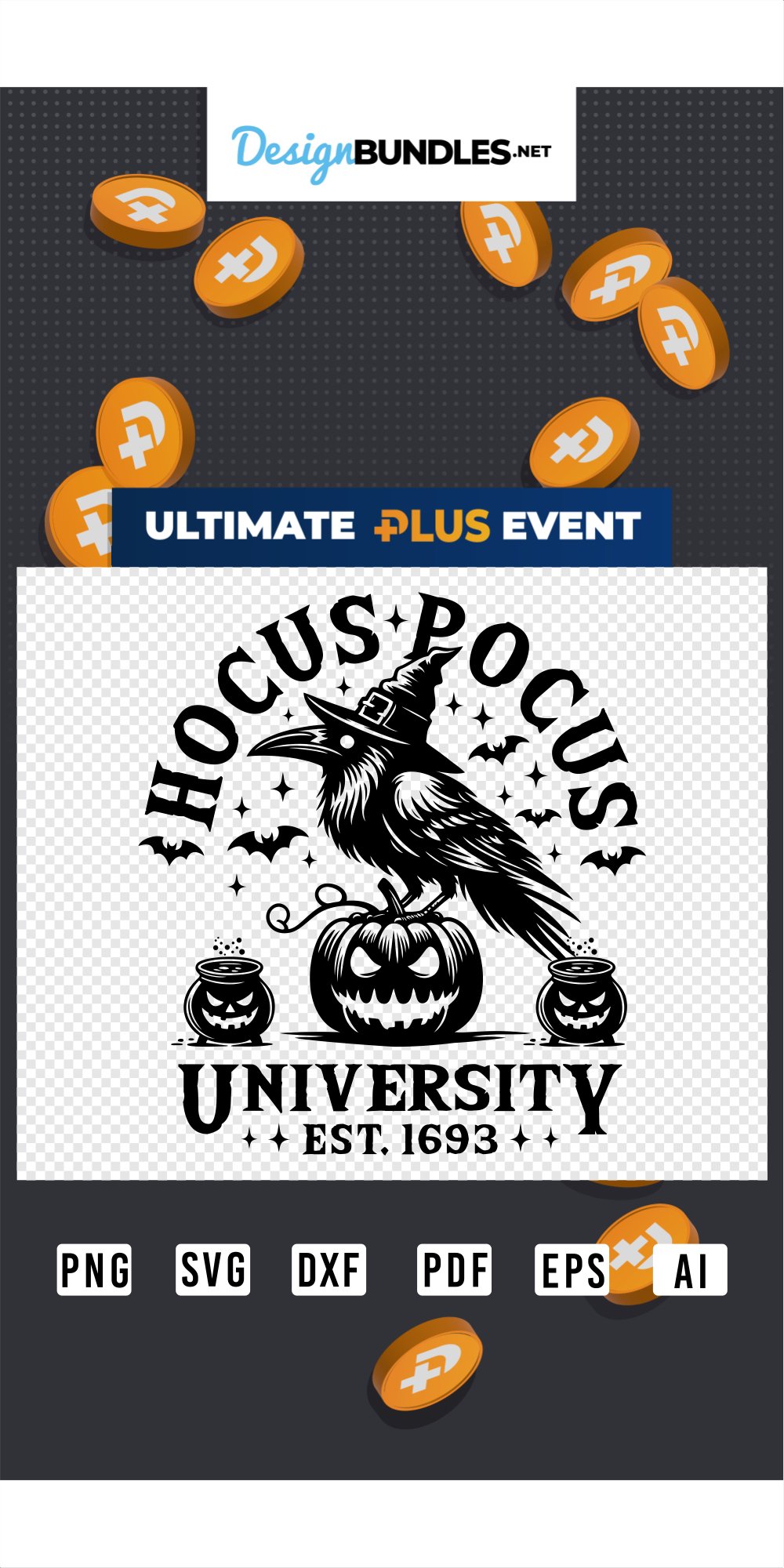 Hocus Pocus University SVG, Halloween Witches T Shirt SVG