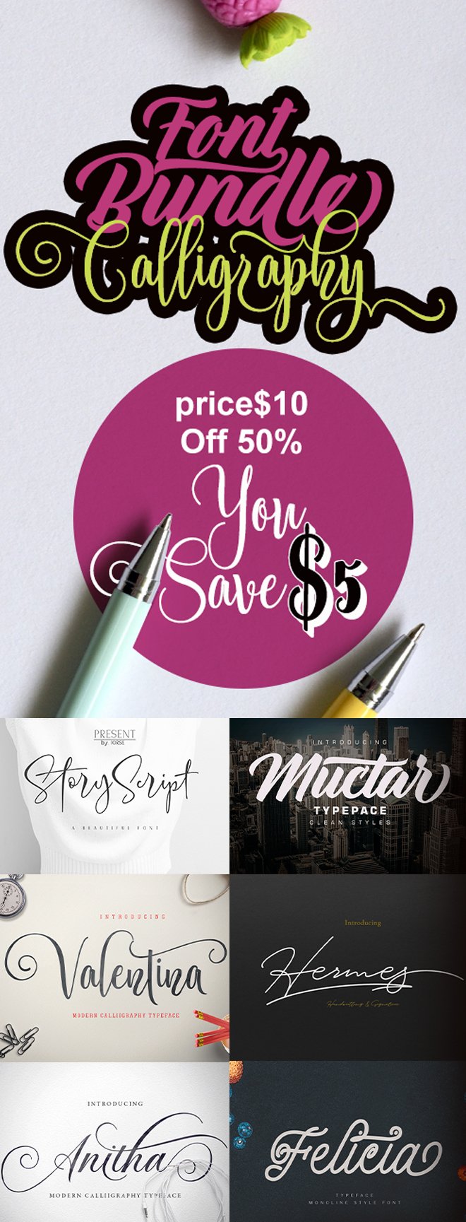 Font Bundle Calligraphy (1569772)