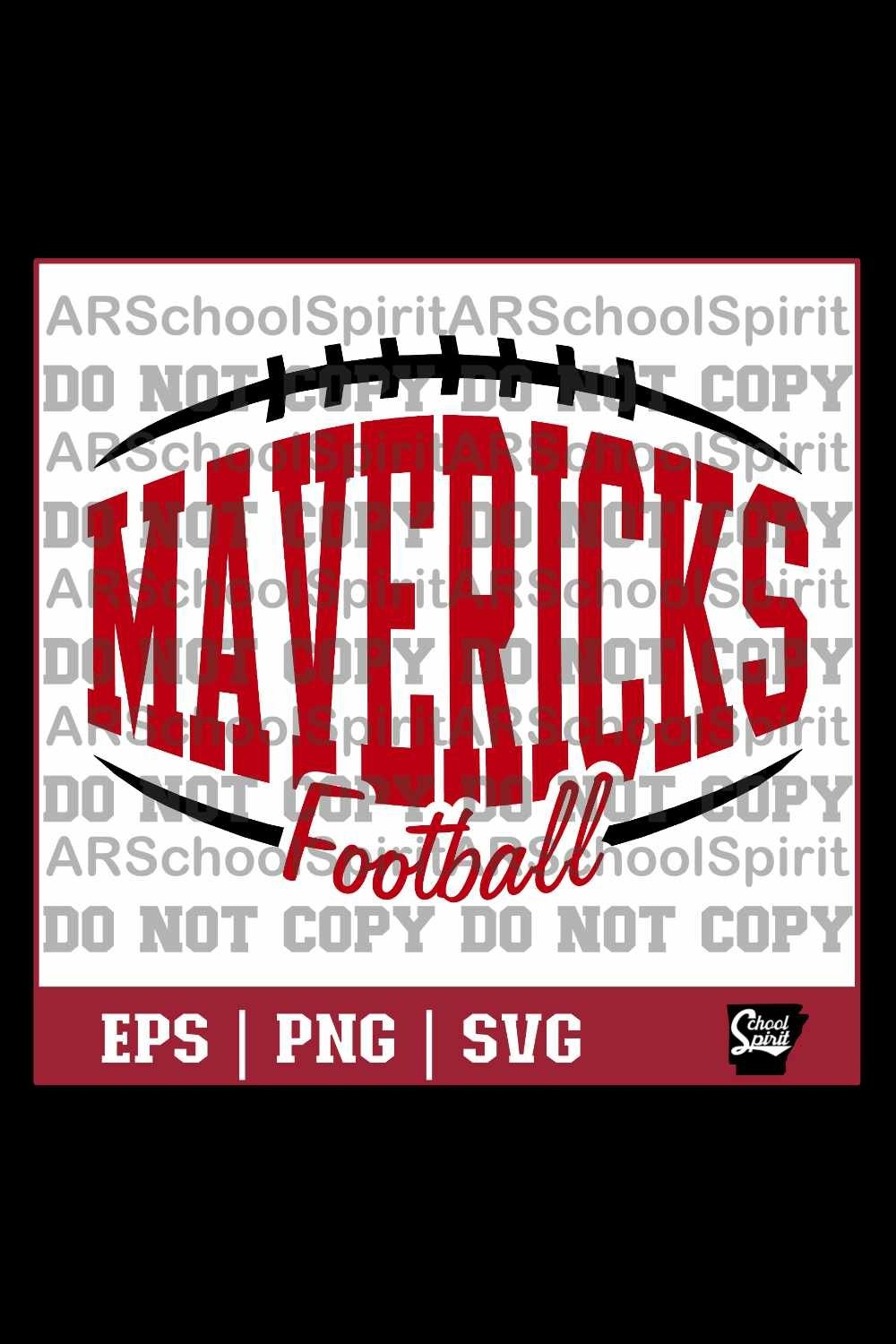 Mavericks Football SVG Shirt Design