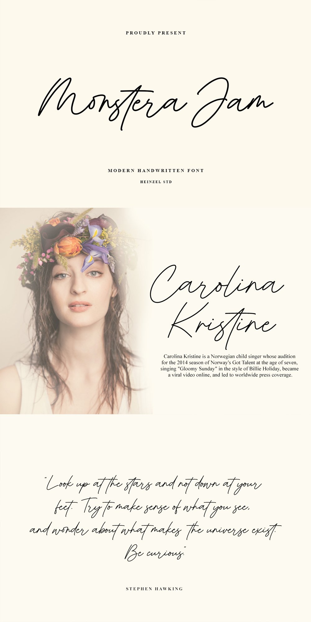 Monstera Jam Signature Font