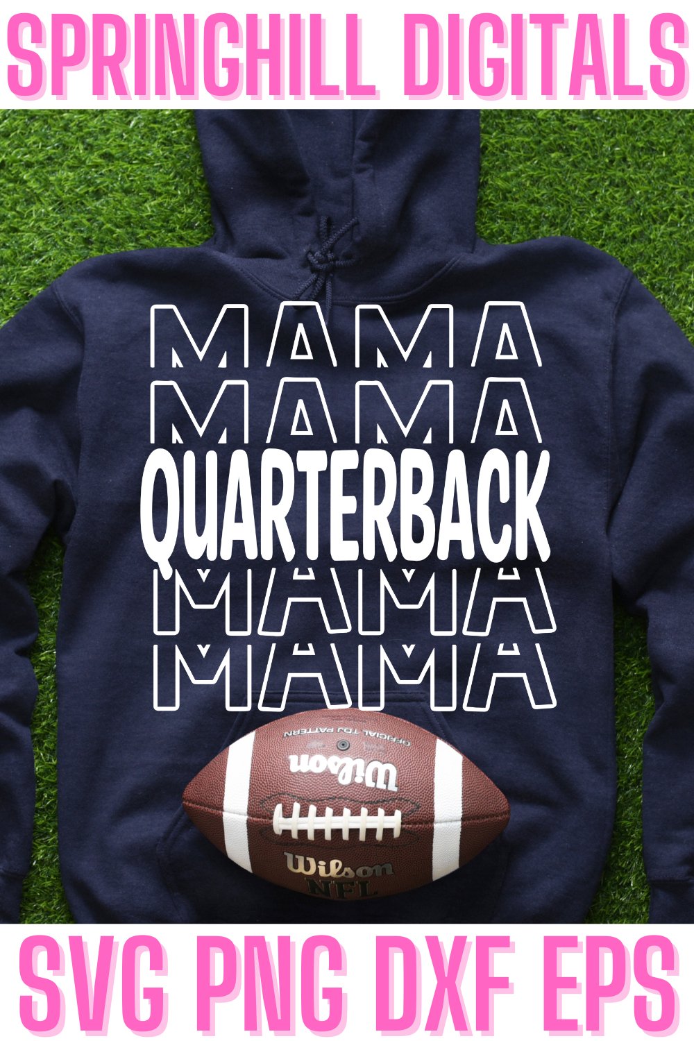 Quarterback Mama Svgs| Football Season T-Shirt Design Quotes