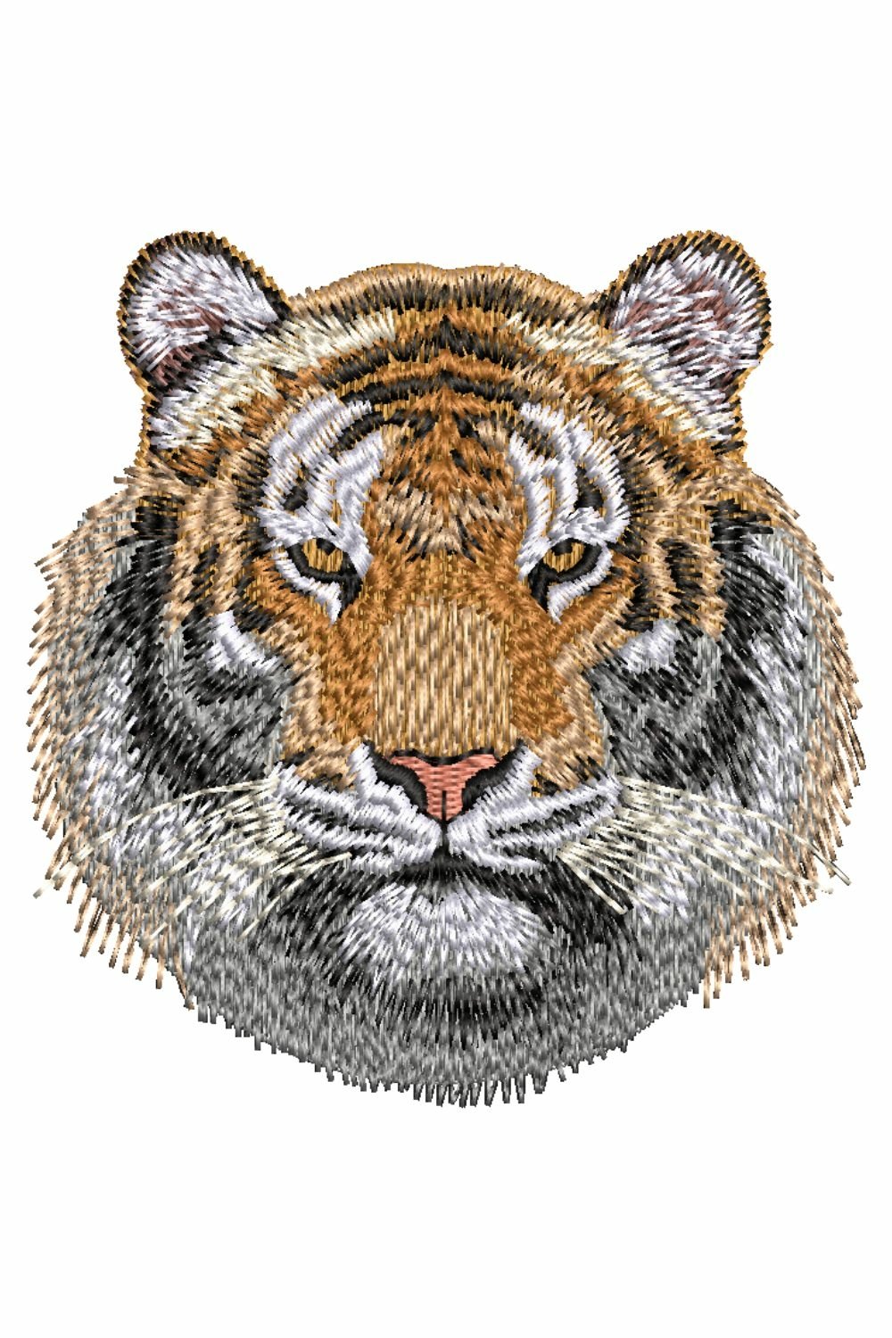 Bengal Tiger machine embroidery file