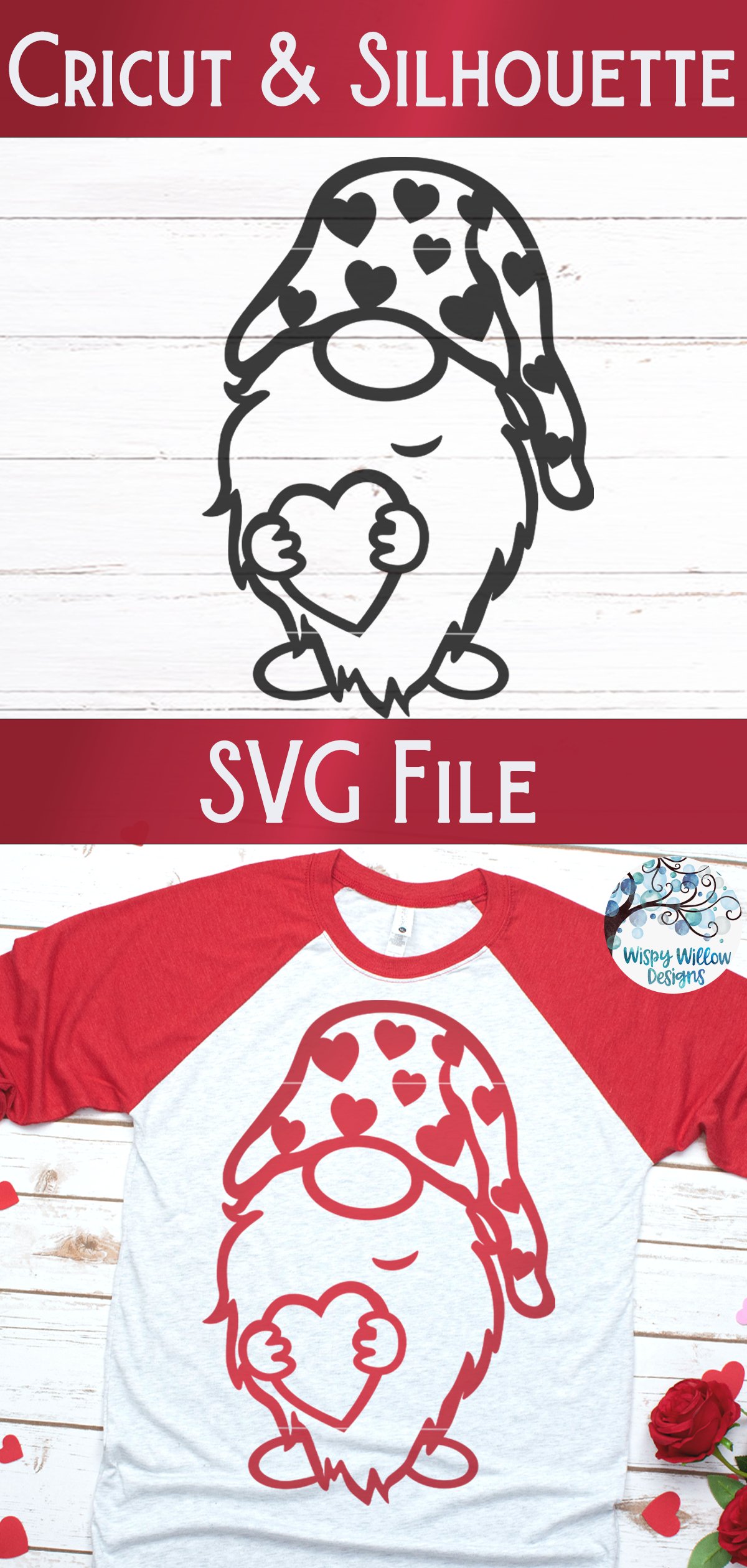 Gnome Holding Heart Valentine Gnome Svg 1144441