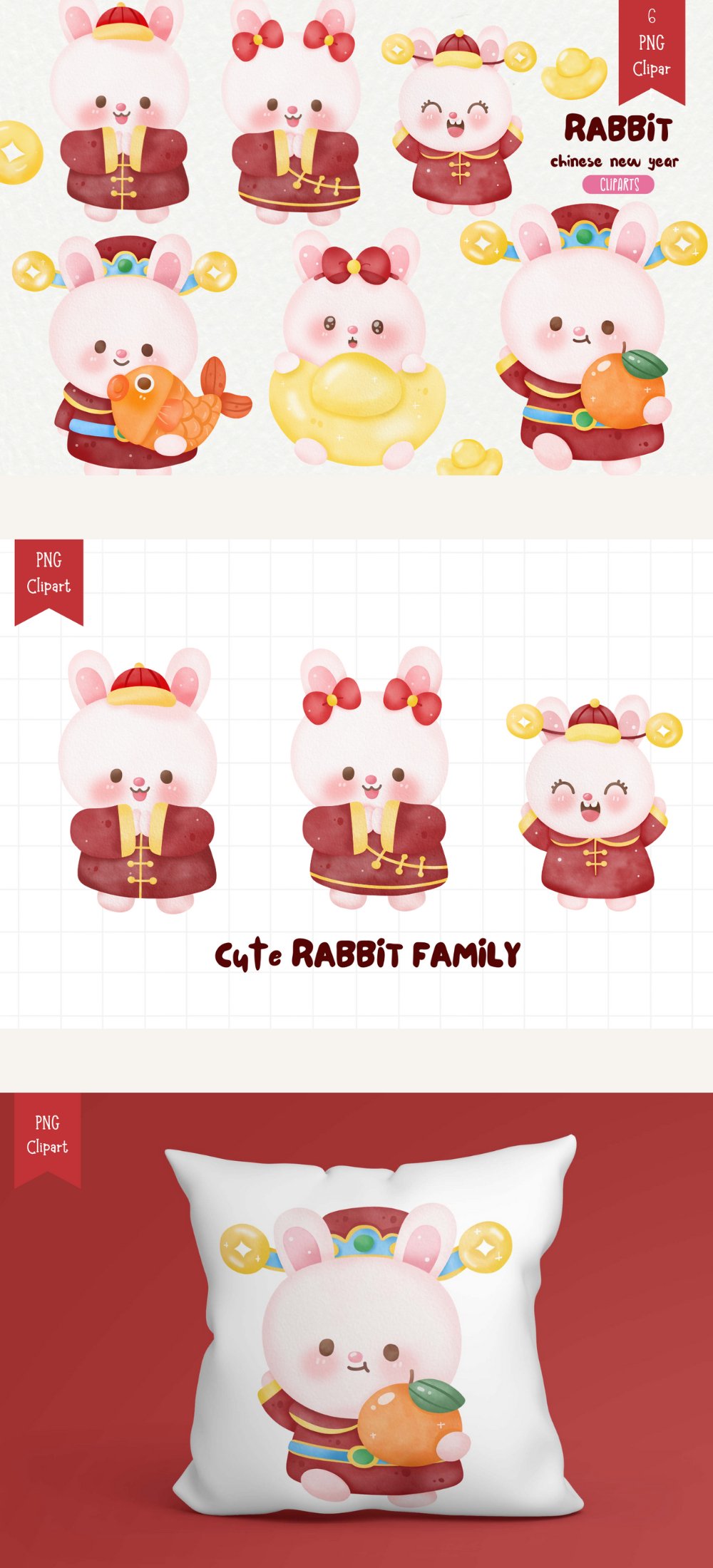 Chinese new year. Year of rabbit.