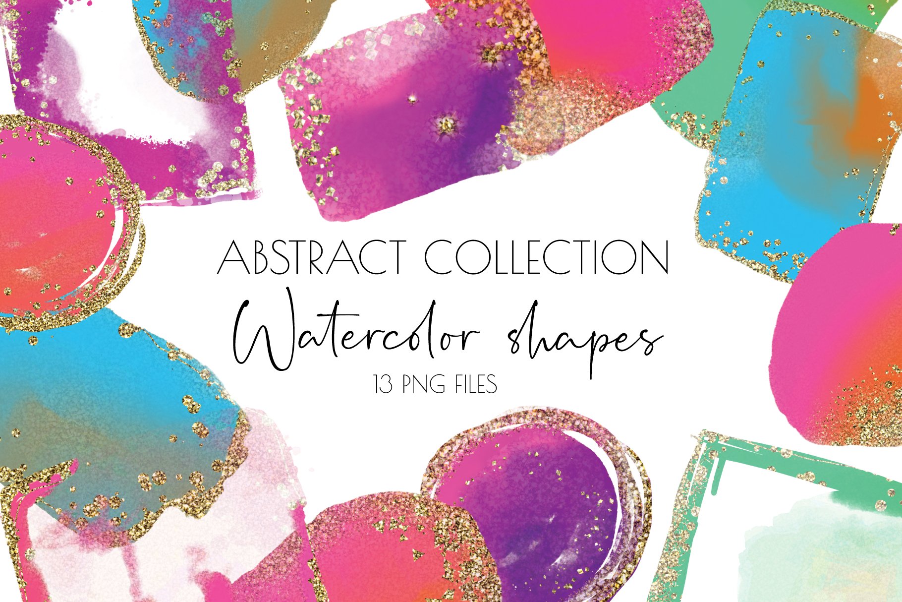 Abstract Shapes,boho clipart,abstract (1547148)