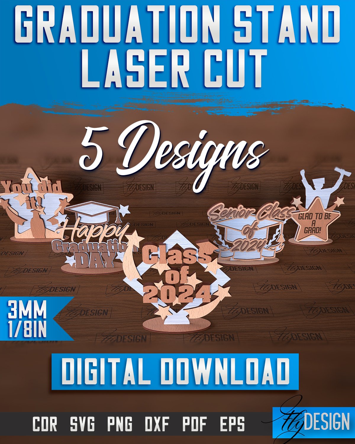 Graduation Stand Laser Cut |Graduation 2024 Trophy (3475735)