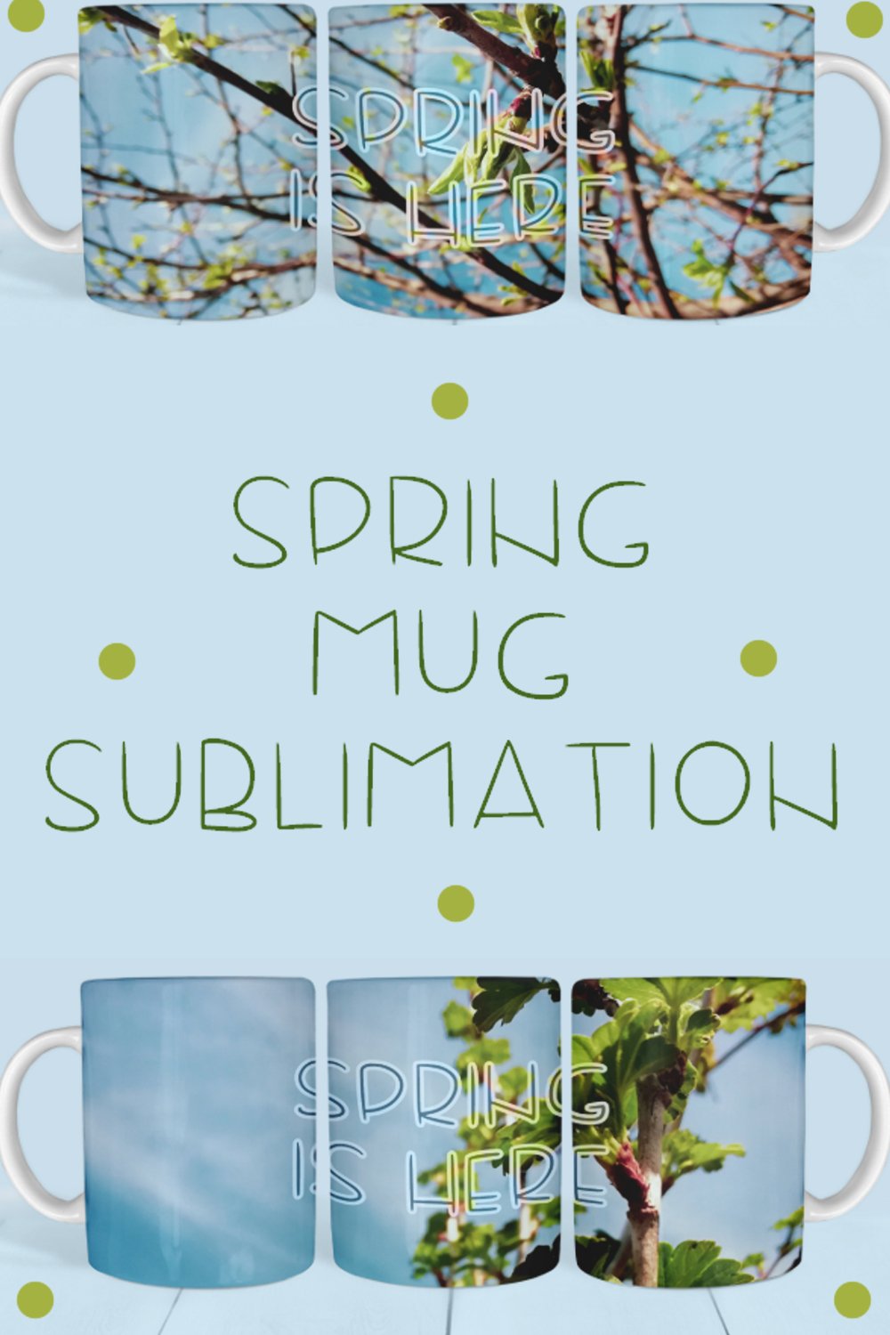 Spring quotes for mug sublimation