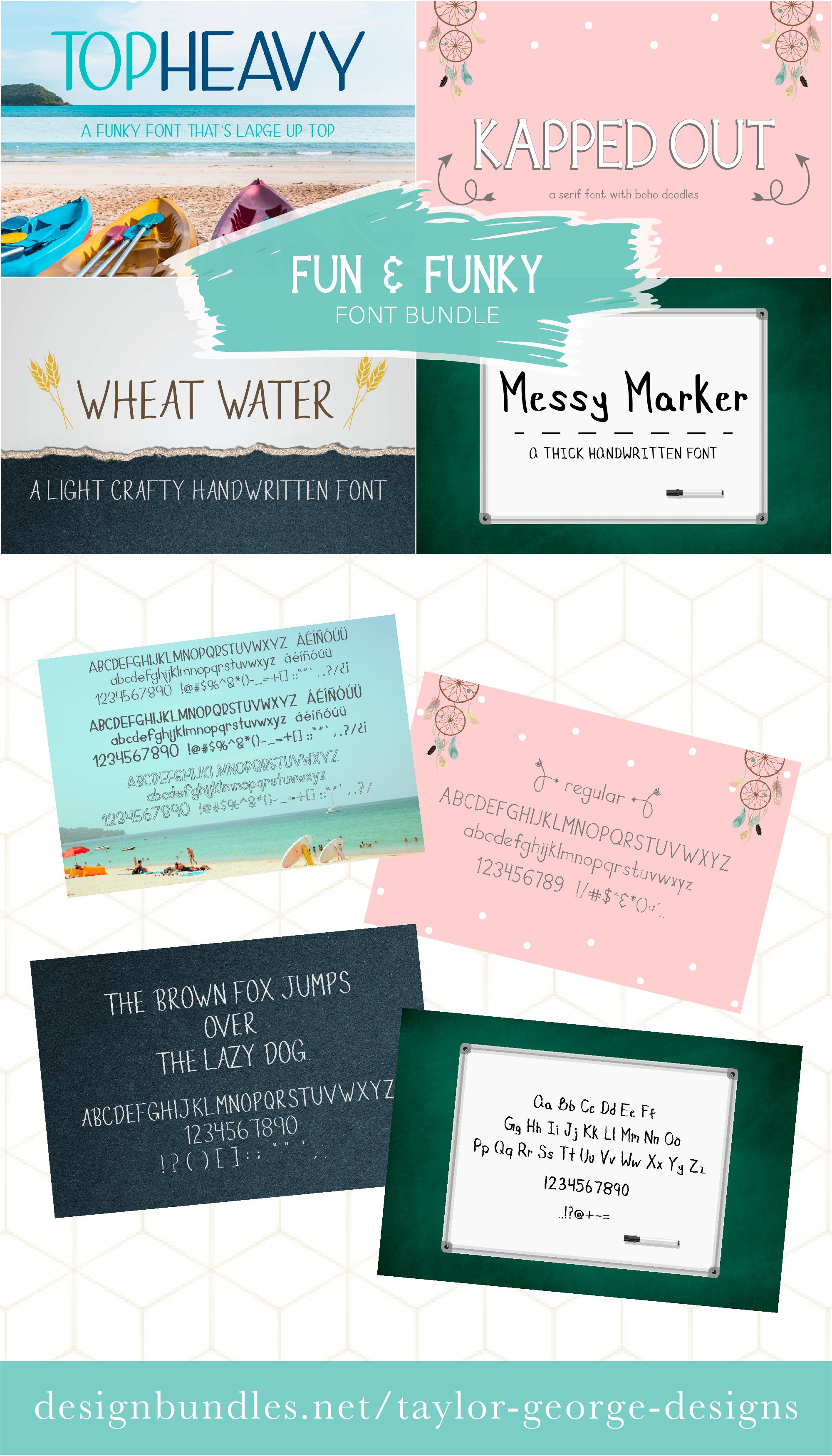 Fun & Funky Font Bundle (1719765)