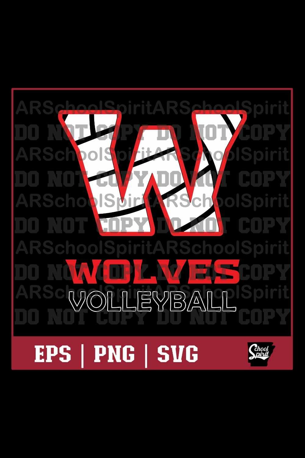 Wolves Volleyball Design