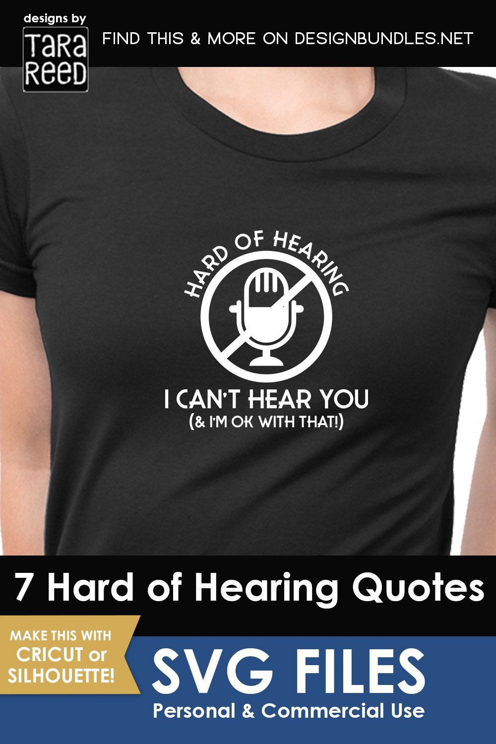 Hard of Hearing SVG and Cut Files for Crafters