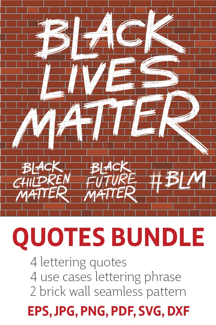 Black Lives Matter | BLM | Brush Quote | Vector Lettering