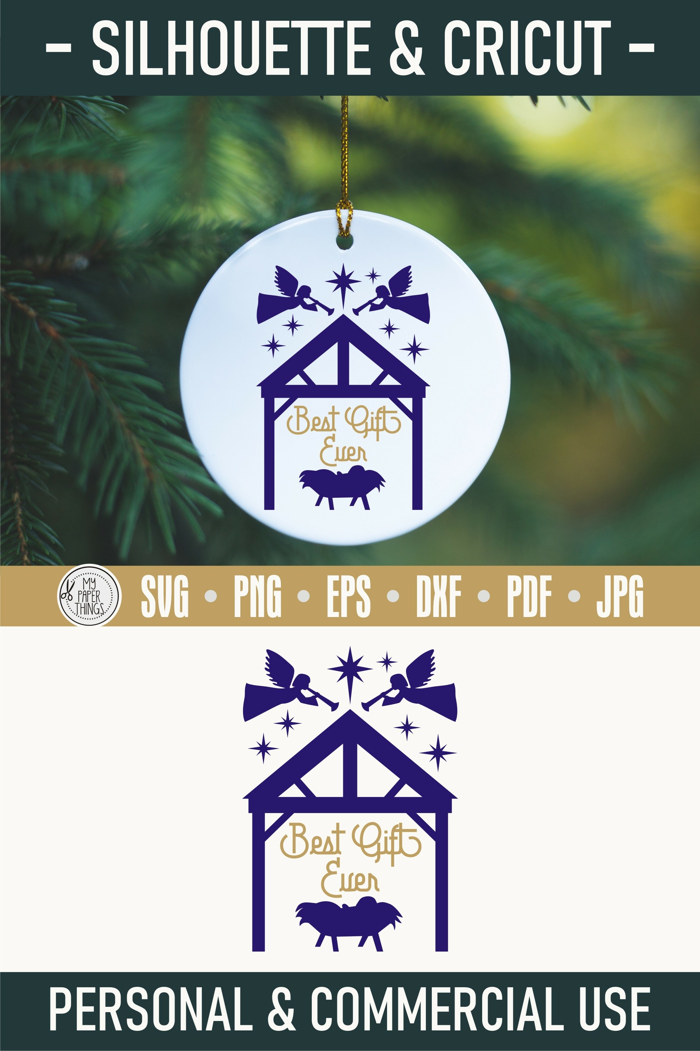 Christian Christmas SVG