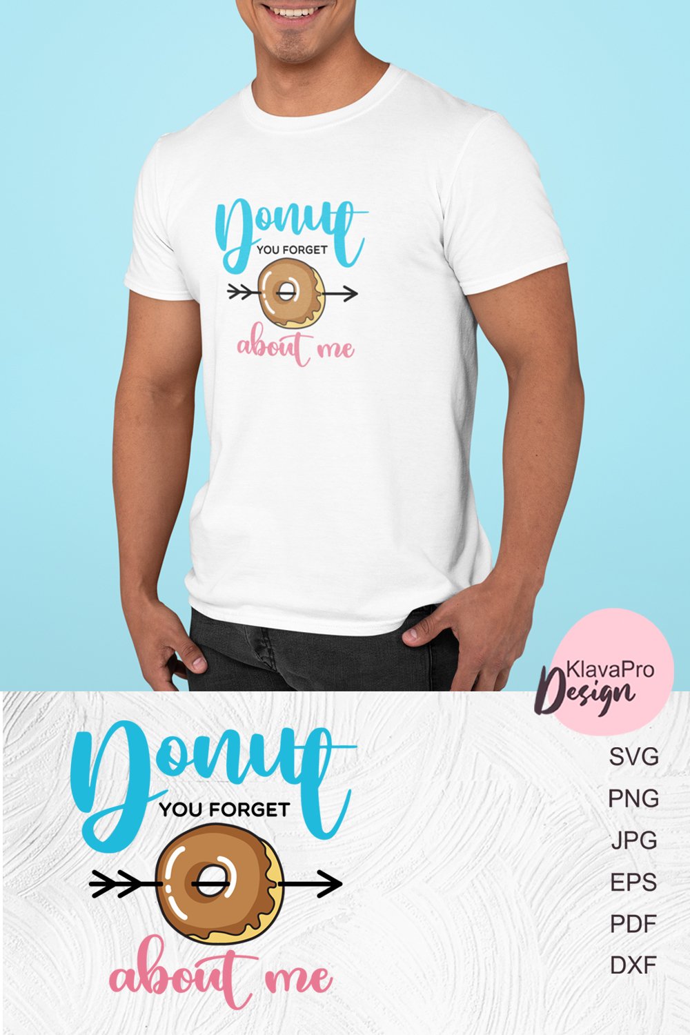 Donut you forget about me - layered SVG design