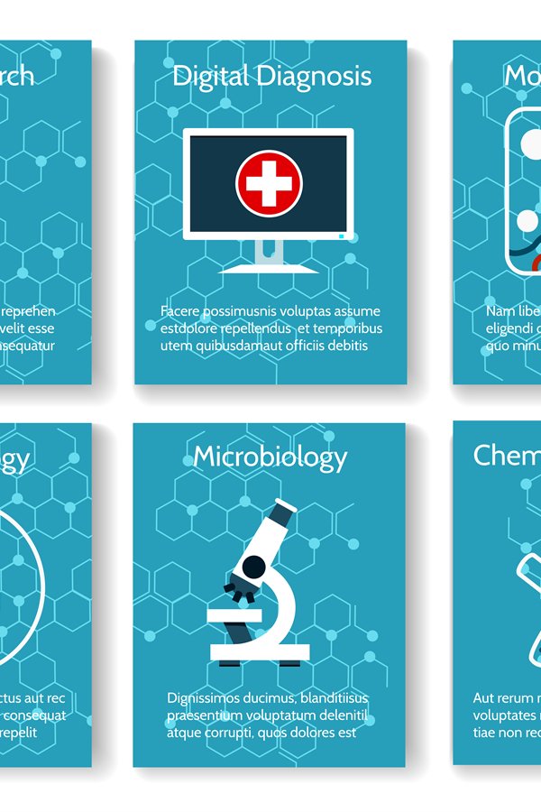 Nanobiology and microbiology research cards