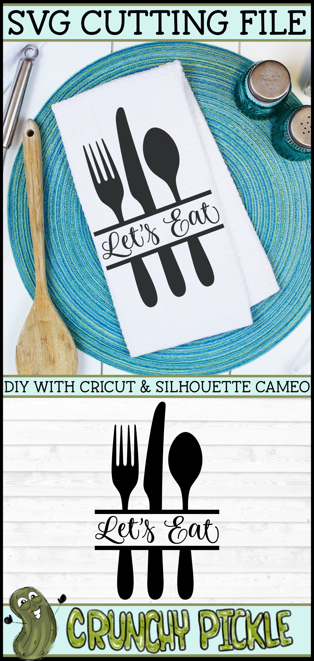 Let's Eat Kitchen SVG File