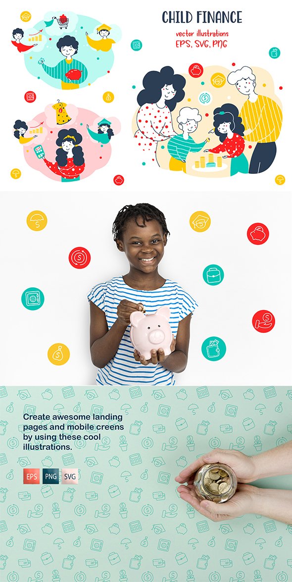 Child finance - Financial Illustrations