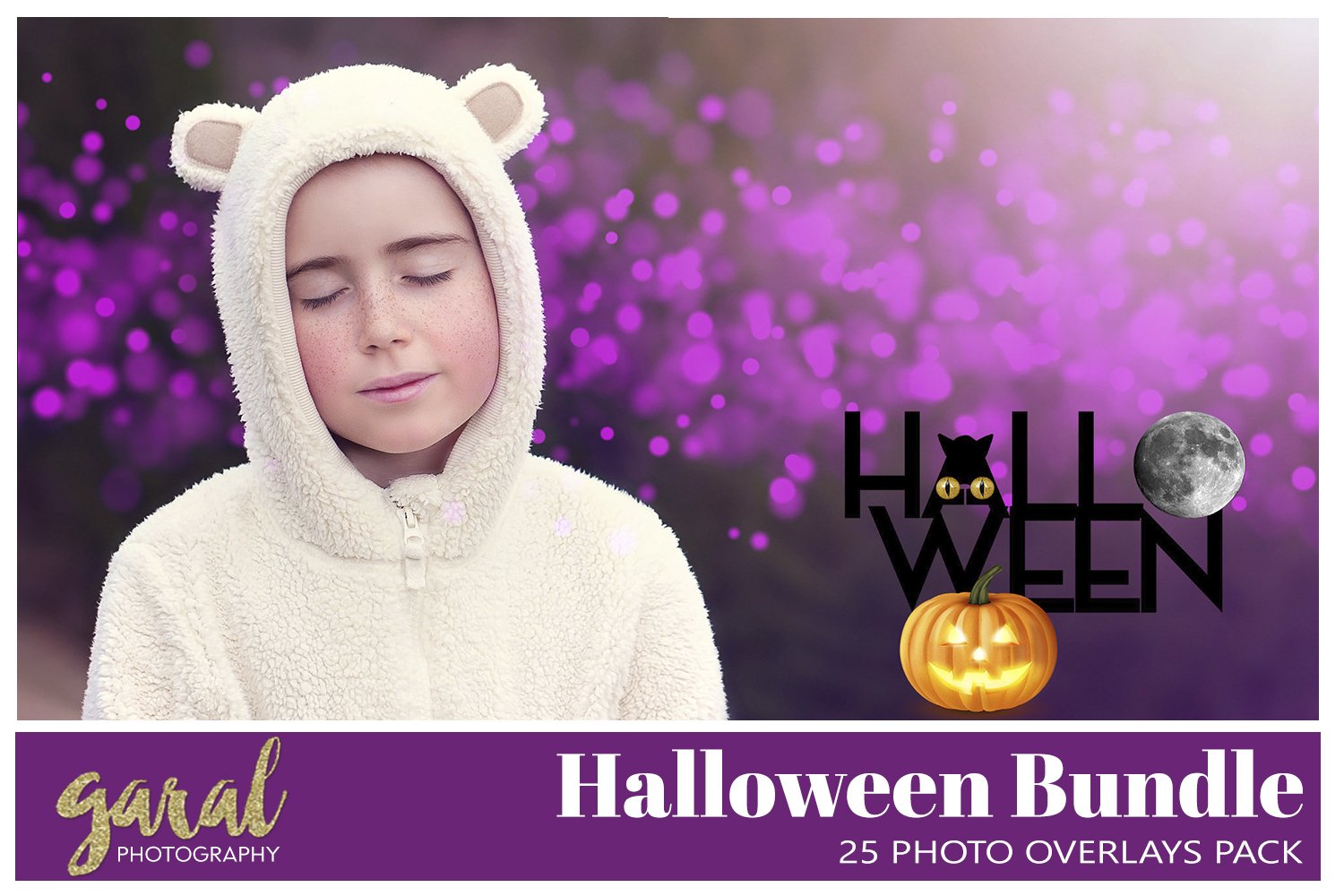 25 HALLOWEEN Overlays Bundle