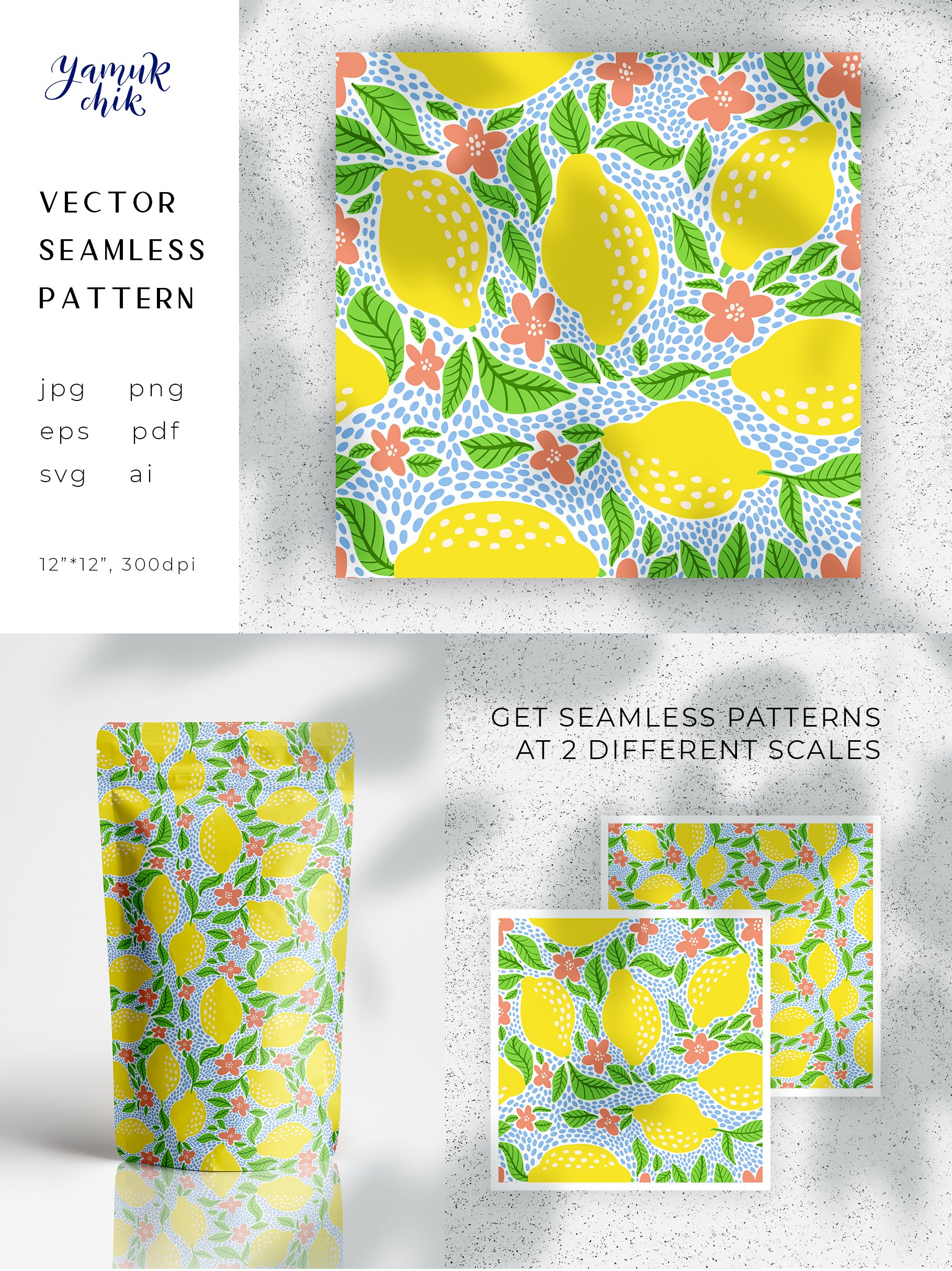 Lemon Digital Paper png, lemon seamless pattern, (790122)