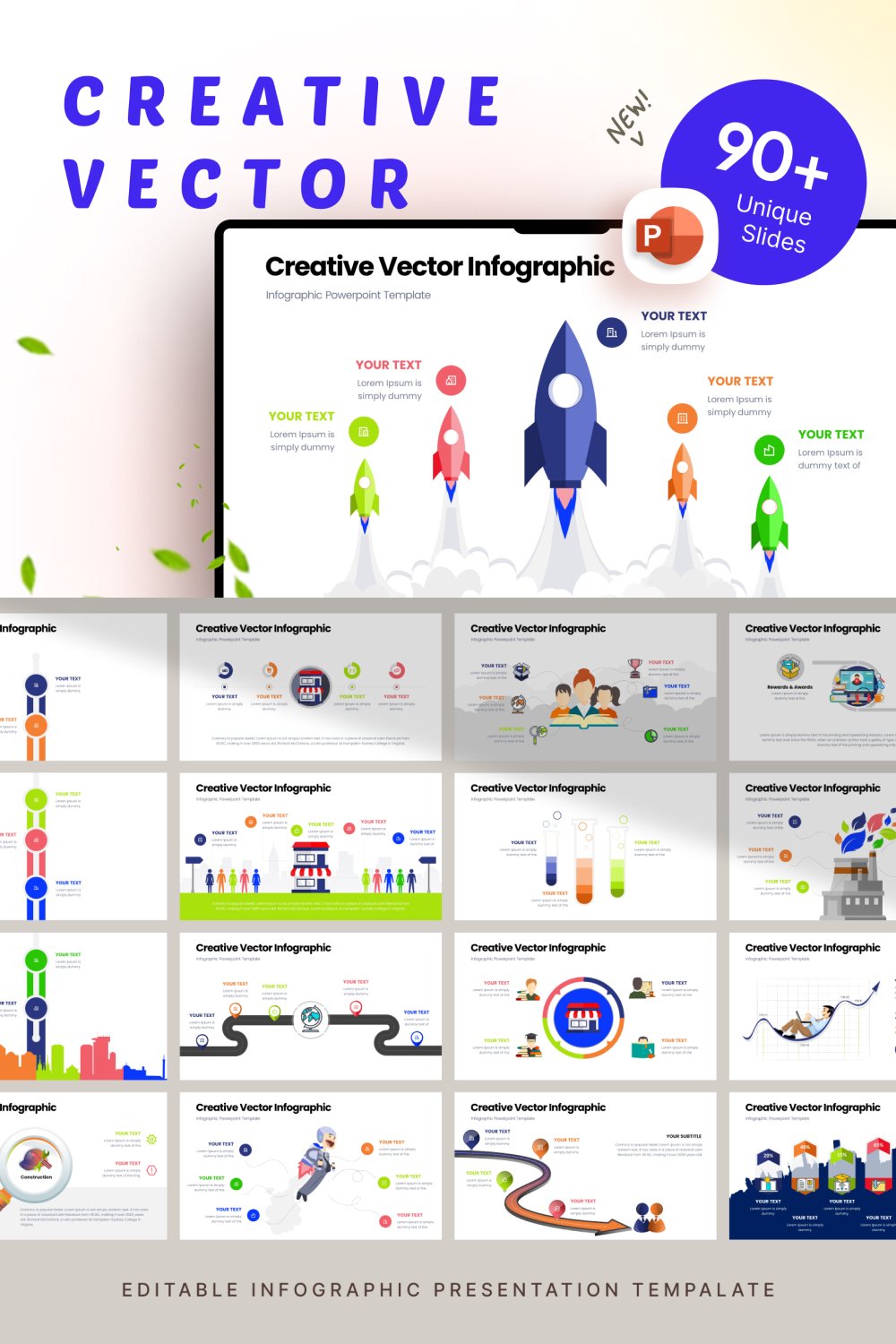 Creative Vector Infographic Presentation Template