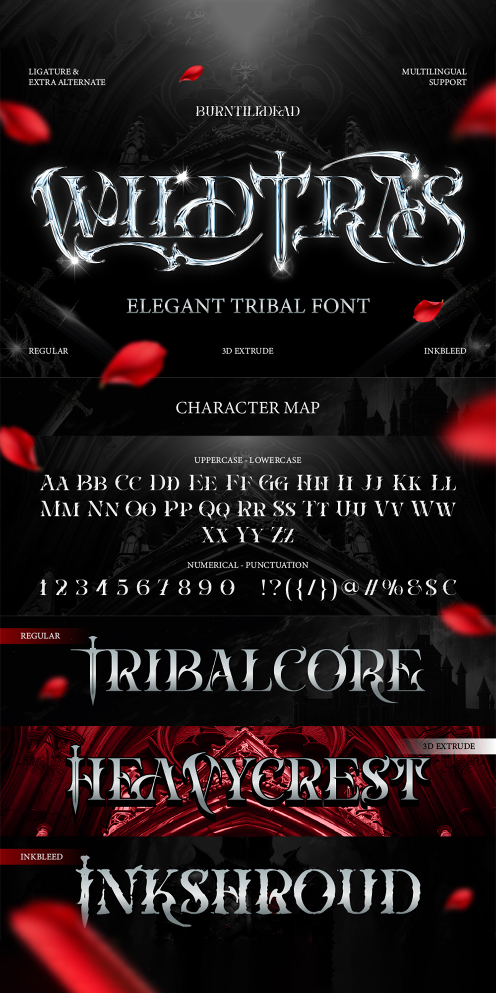 Wildtras - Elegant Tribal Font