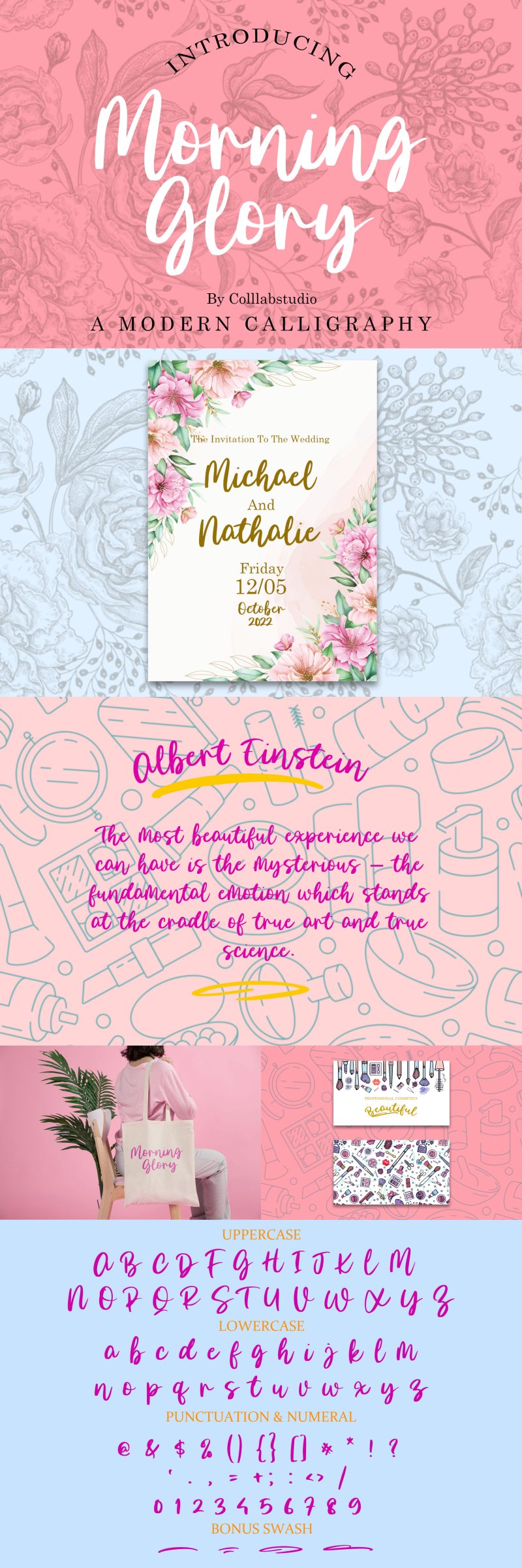 Morning Glory - A Modern Calligraphy Font