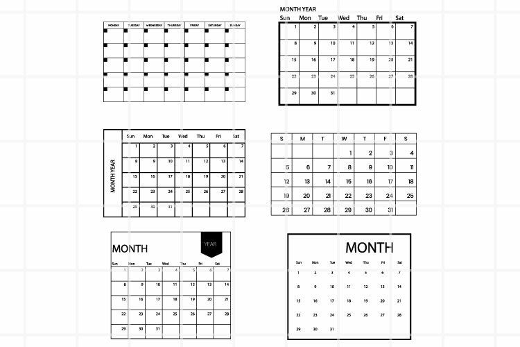 Calendar SVG. Calendar png. Calendar cut. Calendar clipart.