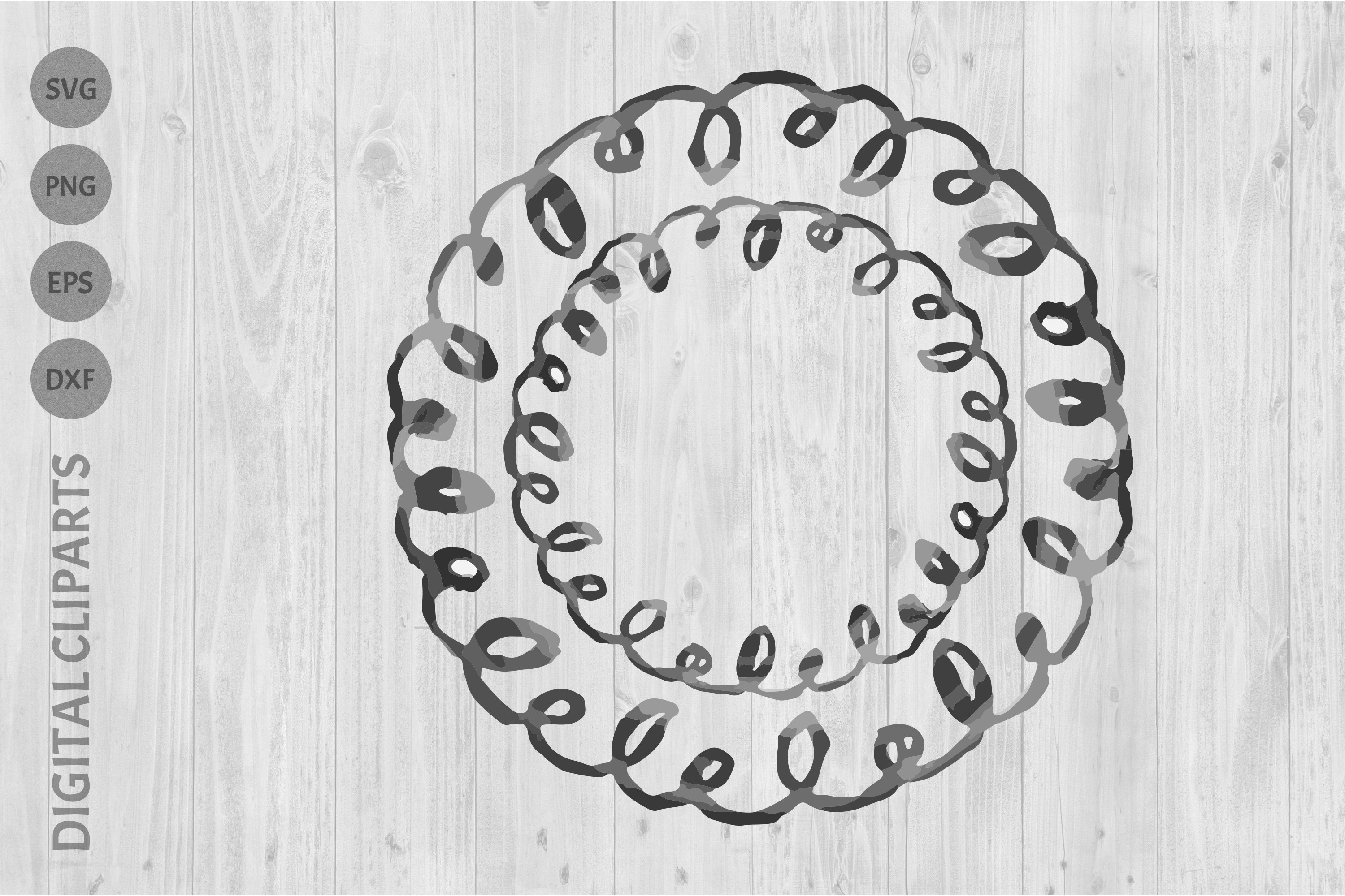 Vector Set of Round Sketched Frames (1331495)