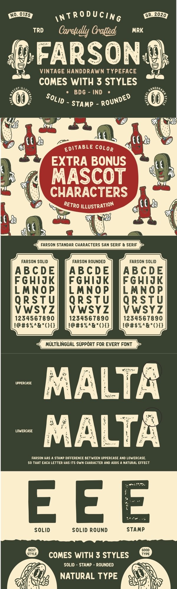 Farson - Vintage Typeface