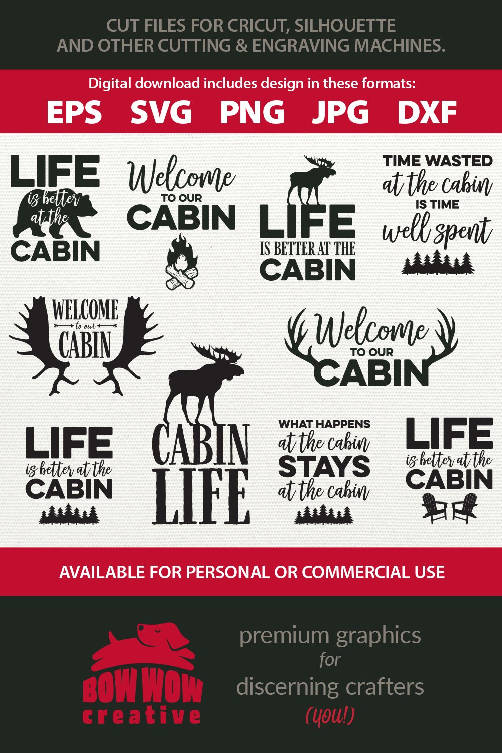 Cabin Quotes & Sayings Bundle