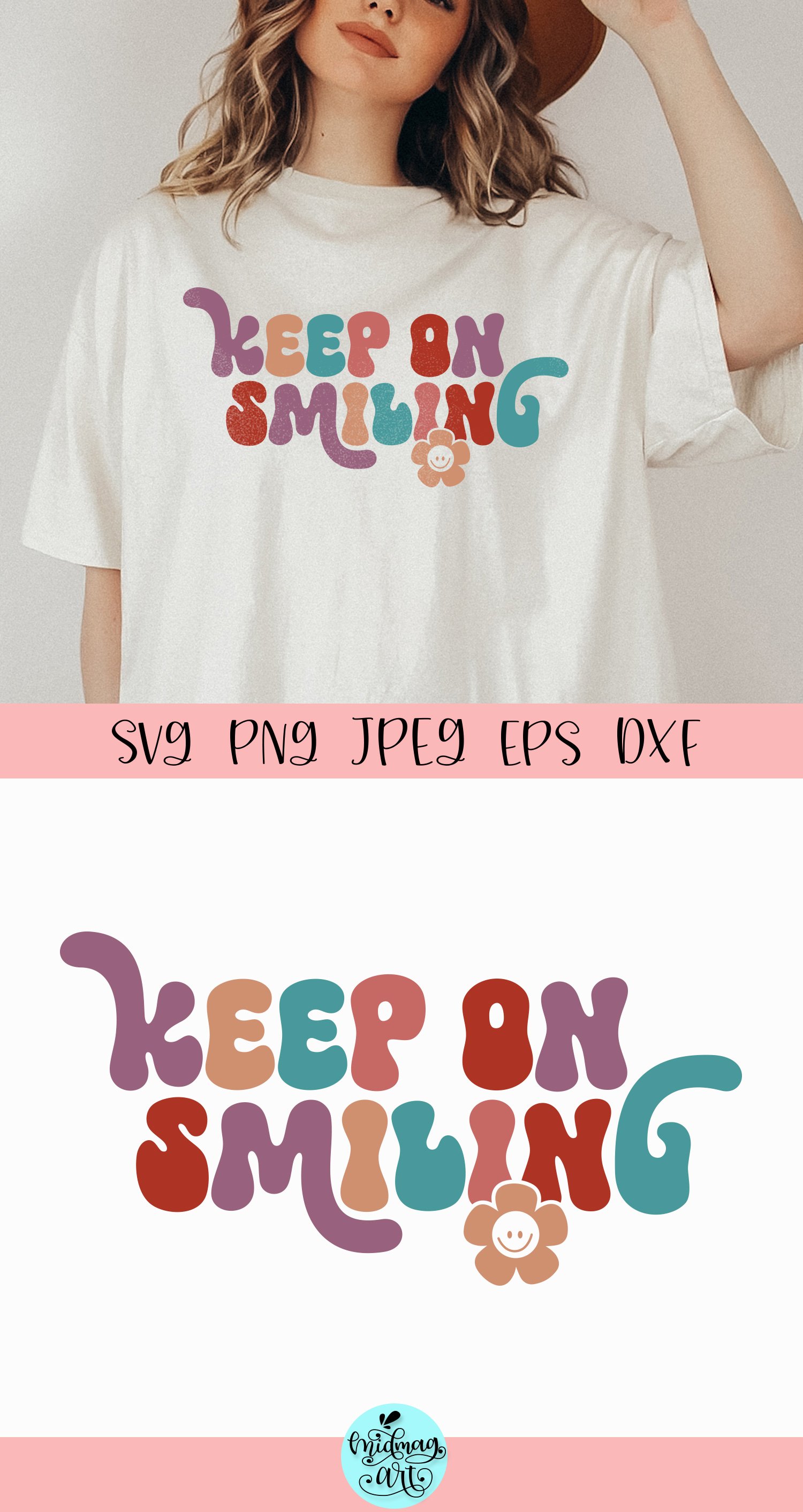 Keep on smiling svg, choose kindness (2276344)