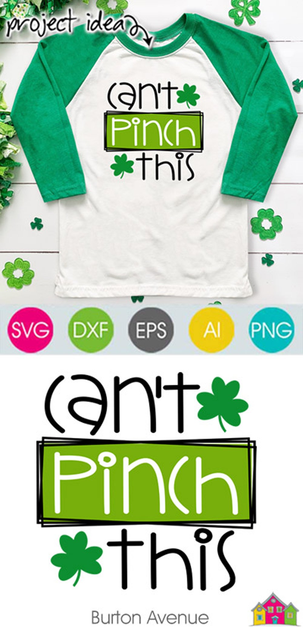 Can't Pinch This SVG File|St. Patrick's Day SVG File