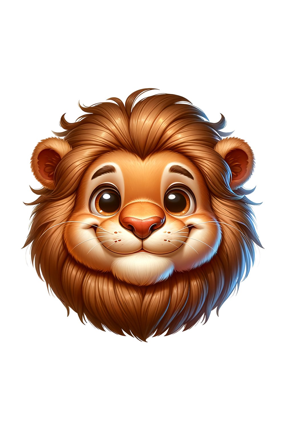 Funny Quirky Lion Clipart Sublimation PNG (3653480)