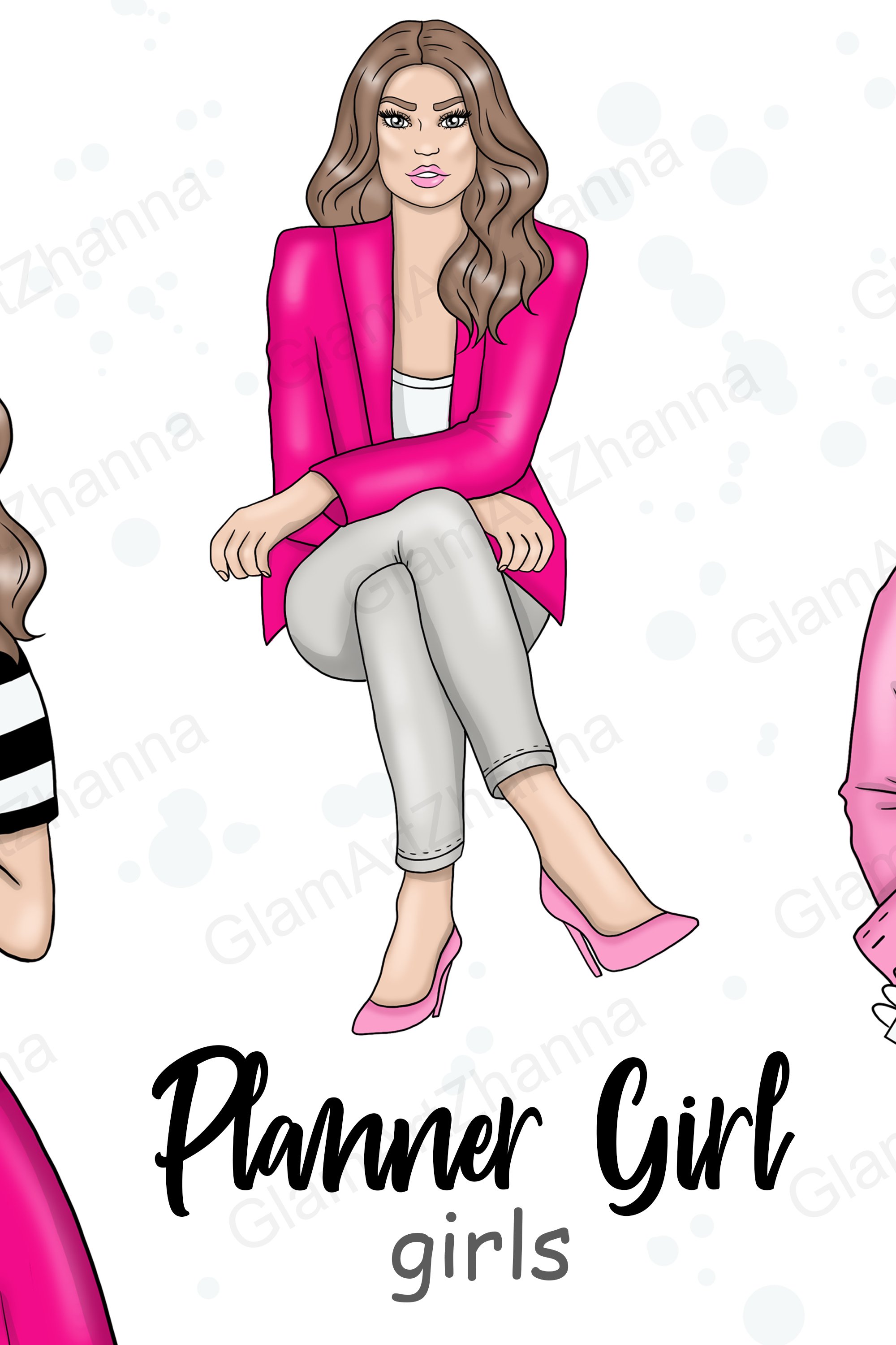 Planner Girl GIRLS Home Office Work Items Stickers (823663)