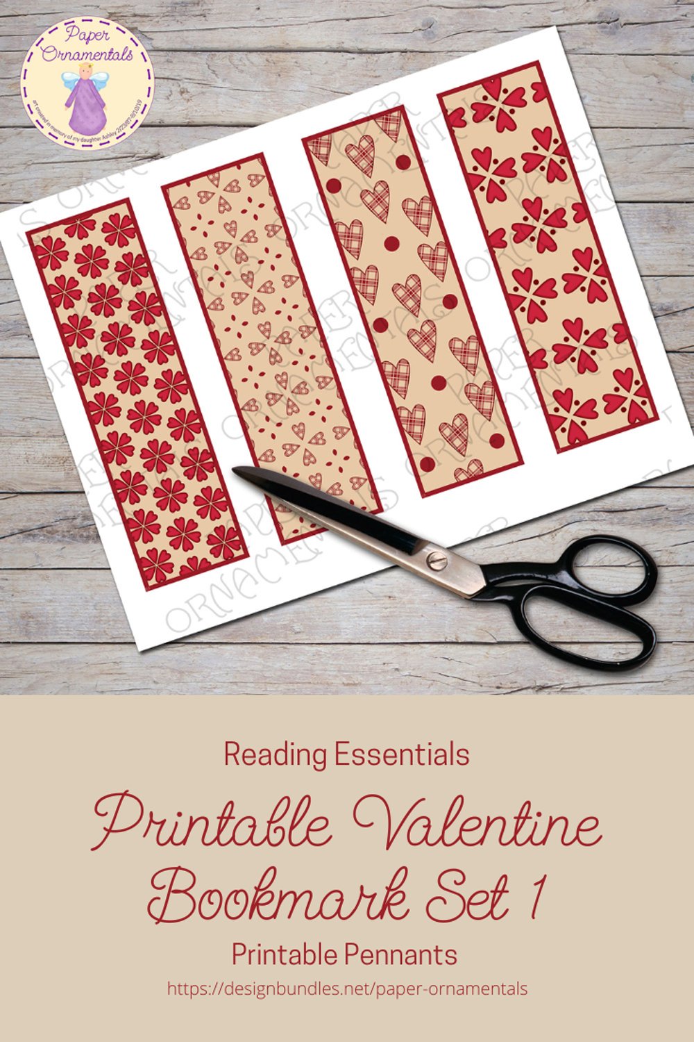 Bookmark, Printable Bookmark Set, Love Boho Rainbow Bookmark