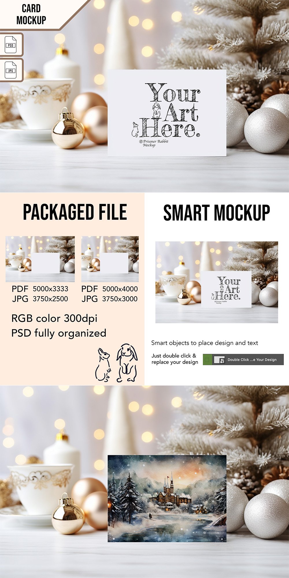 Card Smart Mockup PSD & JPG Template Graphic (2781088)