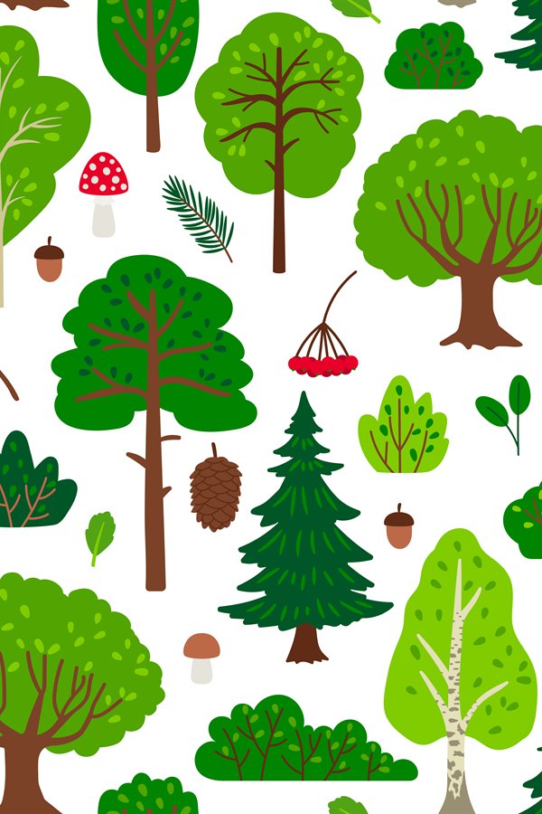 Forest tree pattern