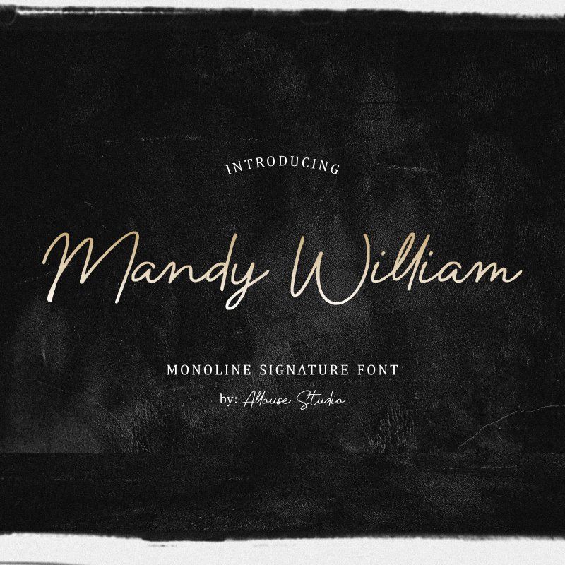 Web Font - Mandy William